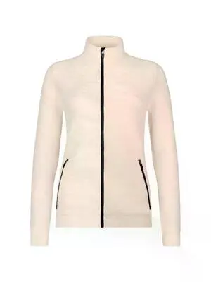 NEWLAND Ribbed Zip-up Jacket - Neutrals