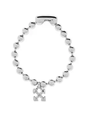 Off-White Arrow Ballchain Bracelet - Silver