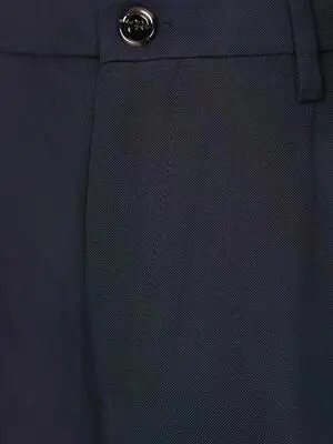 DELL'OGLIO Pleated Turn-up Trousers