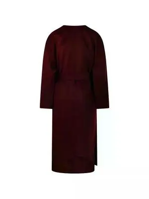 THE DYNAMIS STUDIO Knokke Belted Collarless Coat