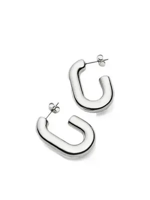 MISSOMA Medium Chubby Oval Hoop Earrings
