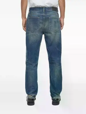 Closed Distressed Straight-leg Jeans