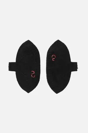 CUDDLEUP Fingerless Gloves - Black
