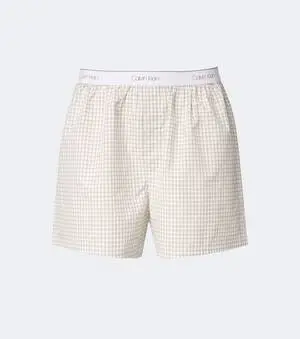 Calvin Klein Owen Checked Cotton Boxers - Multicoloured