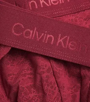 Calvin Klein Low-rise Sculpt Lace Trunks