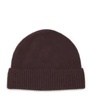 JOSEPH Cashmere Chia Beanie Hat - Brown