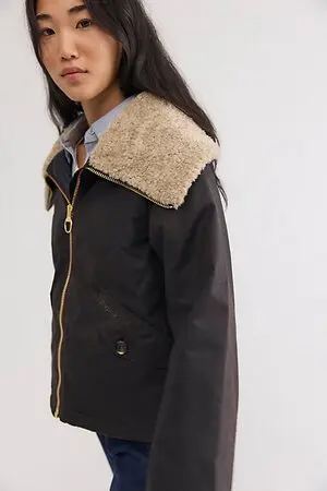 Barbour Mary Waxed Cotton Jacket At