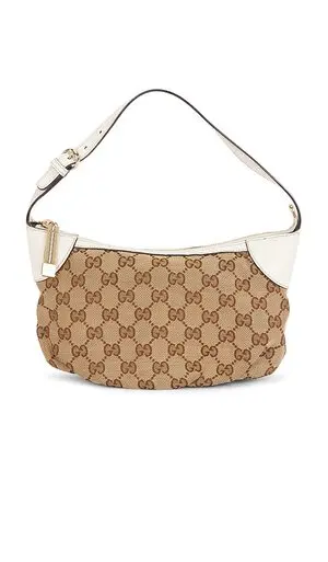 FWRD RENEW Gucci Vintage Pochette Shoulder Bag - Brown