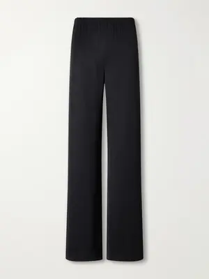 Simkhai Roni Satin Wide-leg Pants - Black