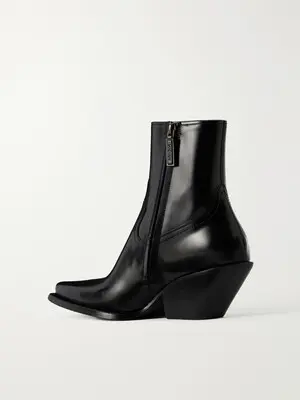 Saint Laurent Dylan 45 Patent-leather Ankle Boots