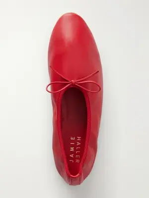 JAMIE HALLER The High Vamp Leather Ballet Flats