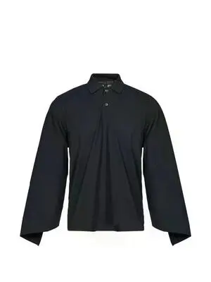 Comme Des Garçons Wide-sleeve Polo Shirt - Black