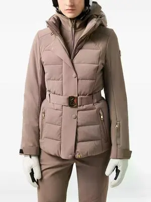 Bogner Elva Belted Ski Jacket - Neutrals