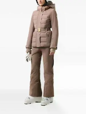 Bogner Elva Belted Ski Jacket - Neutrals