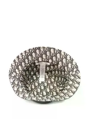 Dior 2010s Teddy-d Oblique Reversible Bucket Hat