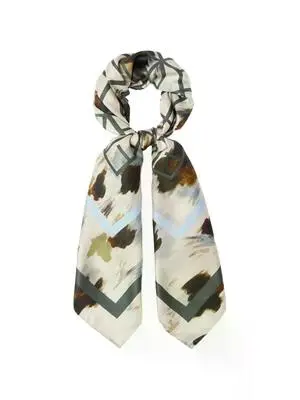 EMME Abstract-print Silk Scarf