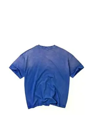 VALE FOREVER Graphic-print Distressed T-shirt - Blue