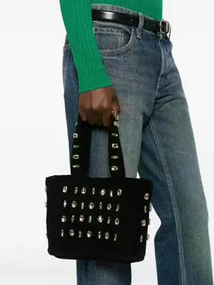 Sandro Crystal-embellished Tote Bag