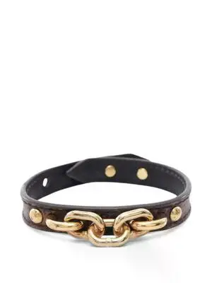 LOUIS VUITTON 2019 Twist The Chain Monogram Bracelet - Brown