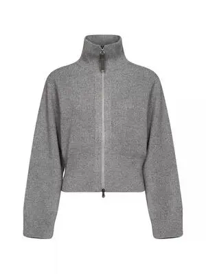 Brunello Cucinelli Ribbed-knit Zip-up Sweater