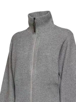 Brunello Cucinelli Ribbed-knit Zip-up Sweater