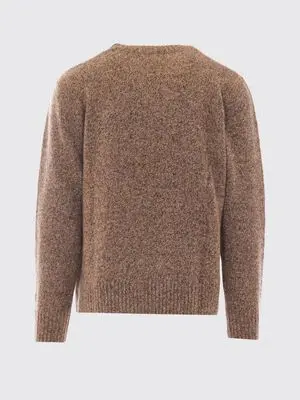 Soft Goat Cashmere And Silk Blend Crewneck Sweater With Ribbed Trims