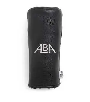ALBA Leather Barrel Fairway Headcover - Black