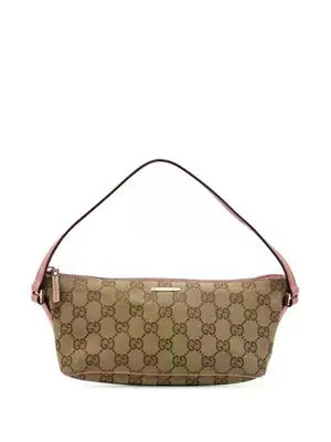 Gucci 2000-2015 Gg Canvas Boat Shoulder Bag - Neutrals