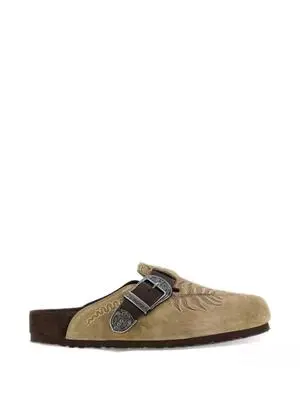 BIRKENSTOCK Etro Boston Embroidery Mules - Neutrals