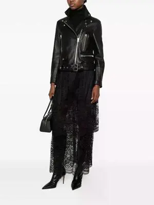 CARLA G. Flower-lace Maxi Skirt