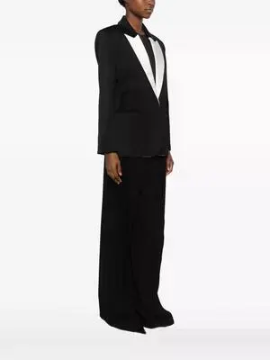 STYLAND Silk-lapel Tuxedo Blazer