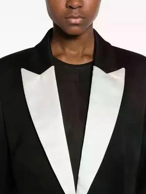 STYLAND Silk-lapel Tuxedo Blazer