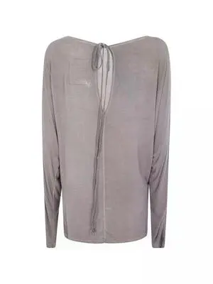 UMA WANG Boat-neck Long Sleeves T-shirt