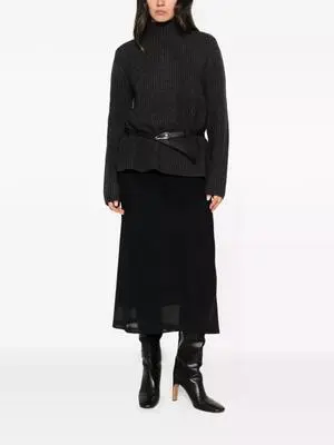 UNIVERSEL Ribbed-knit High-neck Sweater
