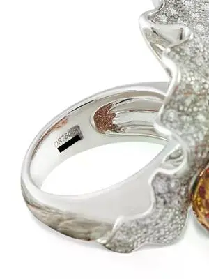 Boucheron Diamond And Sapphire Snail Ring