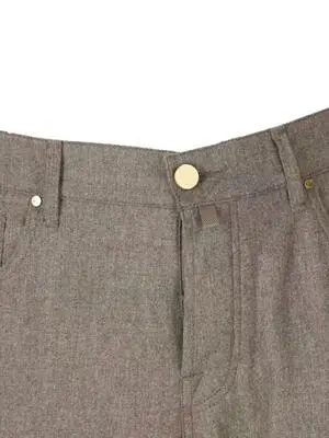 JACOB COHЁN Bard Logo-patch Straight-leg Trousers