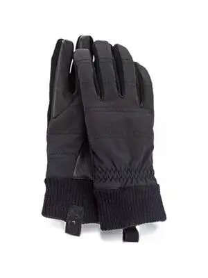 UGG Panelled Ribbed-cuff Gloves - Black