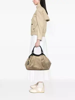 Gucci 2016-2026 Large Diamante Canvas Sukey Tote Bag