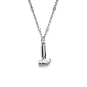 WITH LOVE DARLING Hammer Necklace Sterling - Silver