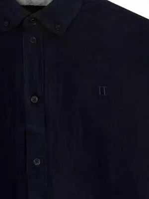 LES DEUX Corduroy Button-down Shirt - Blue