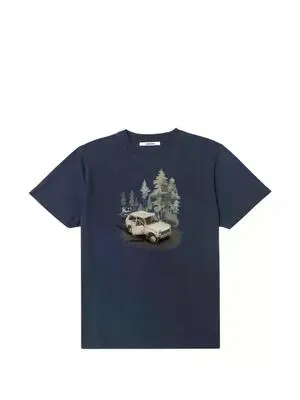 EDMMOND STUDIOS Graphic-print T-shirt - Blue