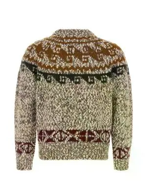 Moncler Fair Isle Chunky-knit Sweater