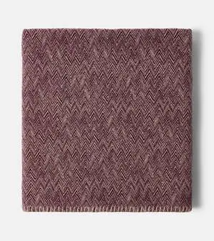 Missoni Camelia Chevron Wool And Cashmere Throw - Multicoloured