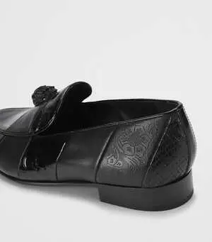 Kurt Geiger Leather Bedford Stripe Eagle Loafers