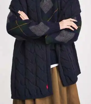 Polo Ralph Lauren Wool Cable-knit Scarf