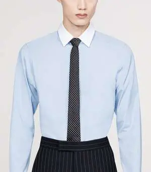 TOM FORD Mulberry Silk Jacquard Tie - Black