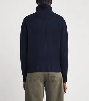 Sandro Wool-cashmere Half-zip Sweater