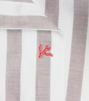 Isaia Cotton Stripe Dress Shirt