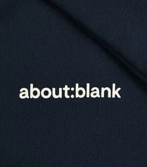 ABOUT:BLANK Cotton Monogram Hoodie