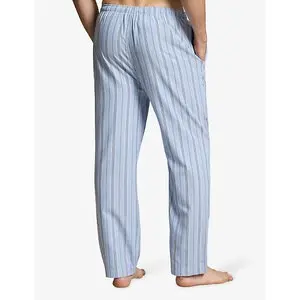 Polo Ralph Lauren Striped Logo-embroidered Cotton Pyjama Bottoms